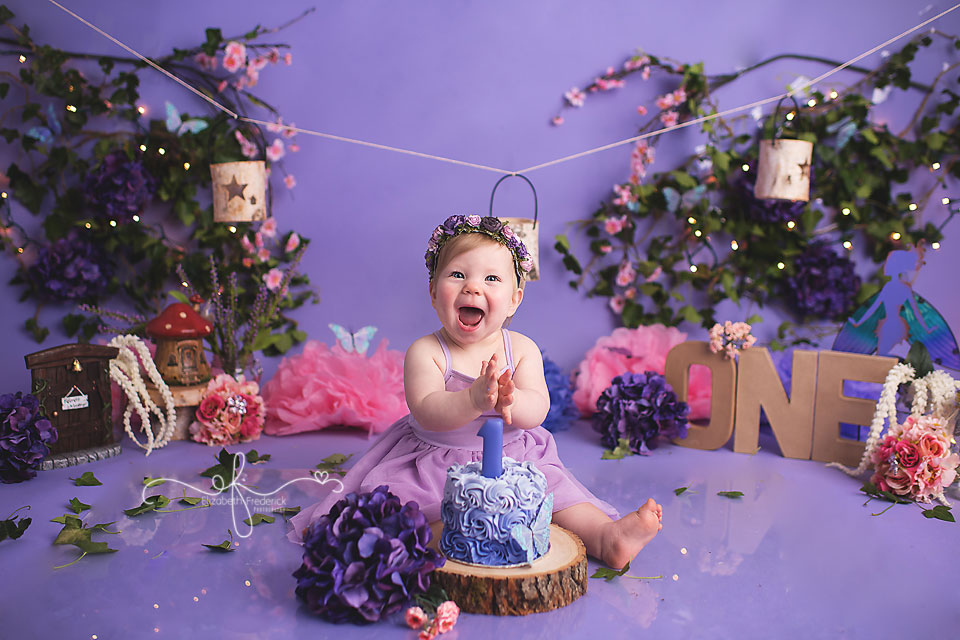 Everly | Fairy Themed Smash Cake | CT Smash Cake Photographer ...