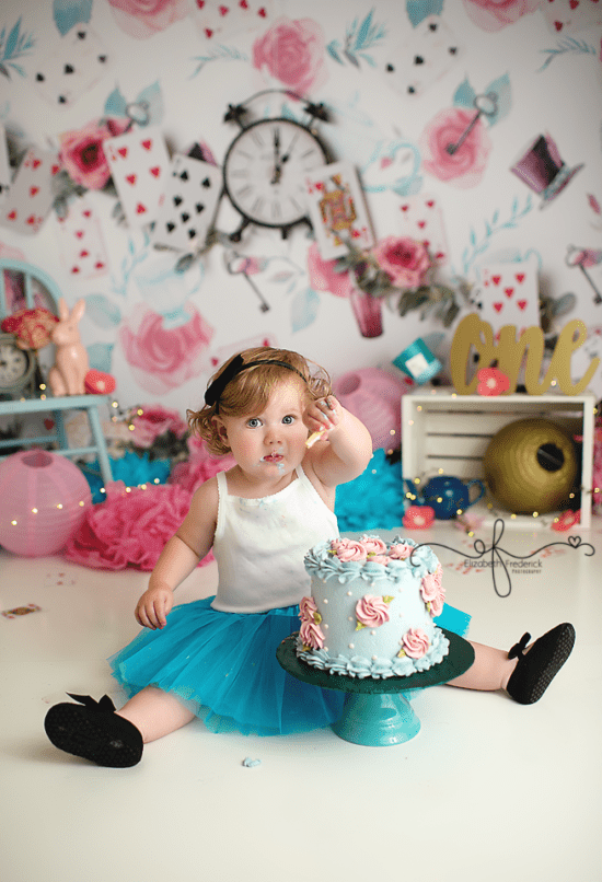 Abby | Alice in Wonderland Smash Cake | Wolcott, CT Smash Cake ...