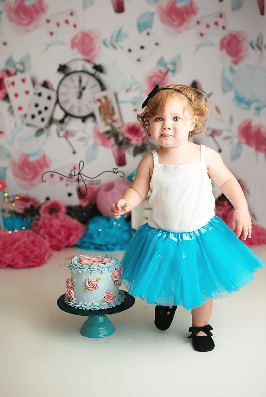 Abby | Alice in Wonderland Smash Cake | Wolcott, CT Smash Cake ...